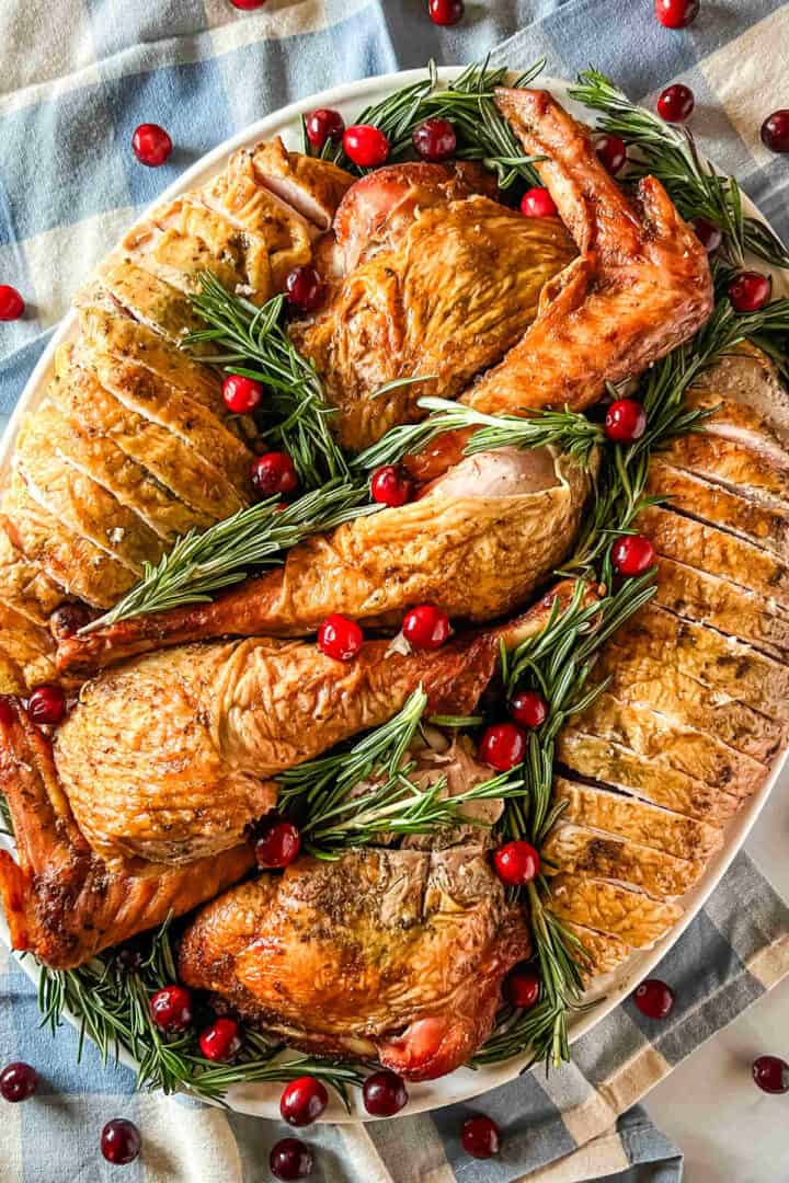 Smoked Spatchcock Turkey - Ranch Style Kitchen
